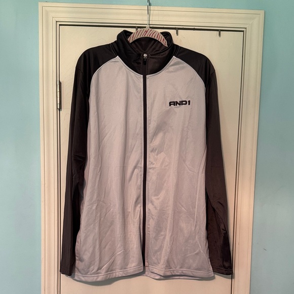And1 | Jackets & Coats | And Black And Gray Mens Jacket | Poshmark